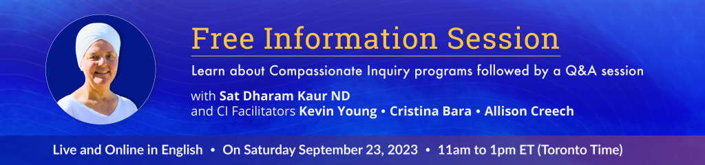 Professional Online Training Program | Compassionate Inquiry
