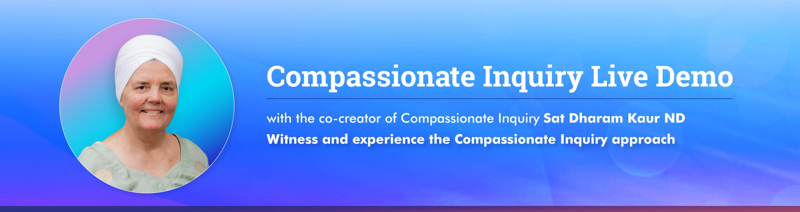 Professional Online Training Program | Compassionate Inquiry